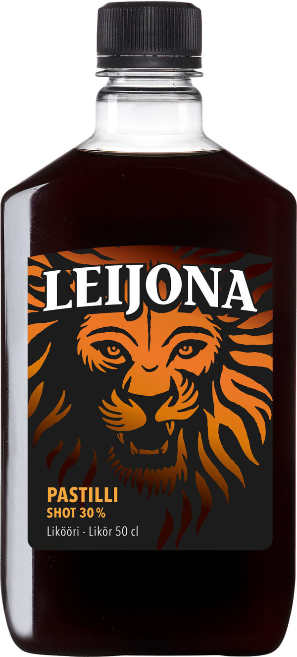 Leijona Pastilli Shot plastic bottle | Alko