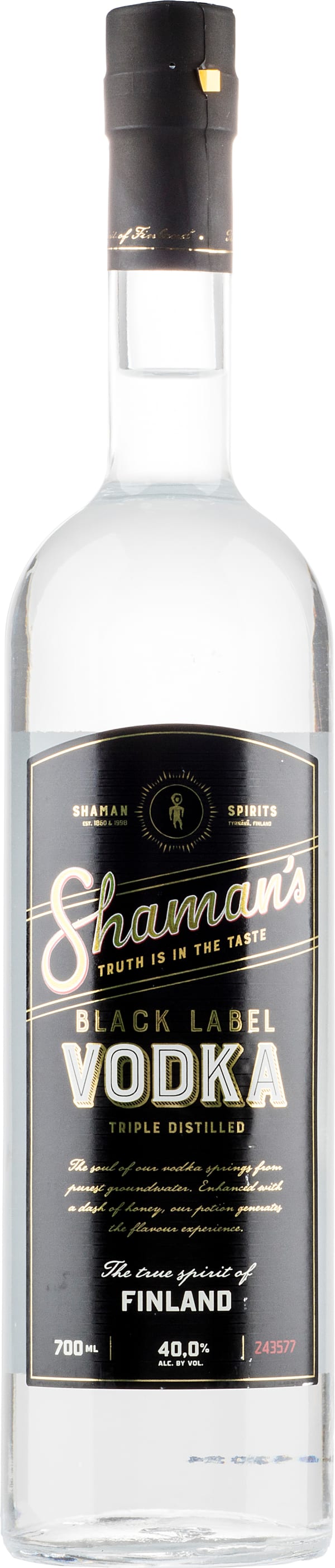 Shaman's Black Label Vodka - Suomi | Alko
