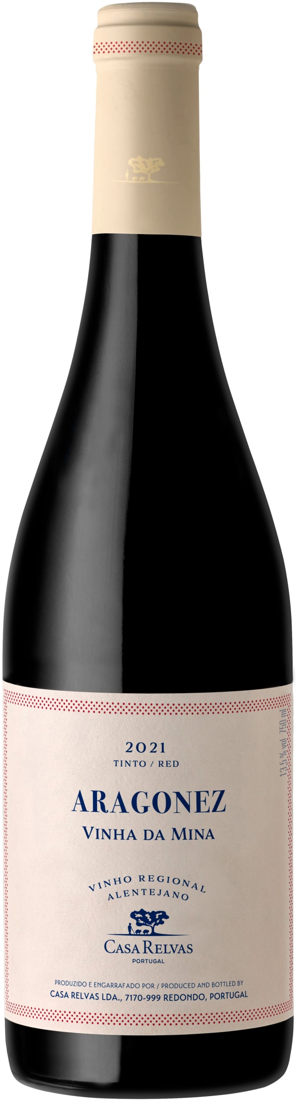 Casa Relvas Vinha da Mina Aragonez 2021 | Alko