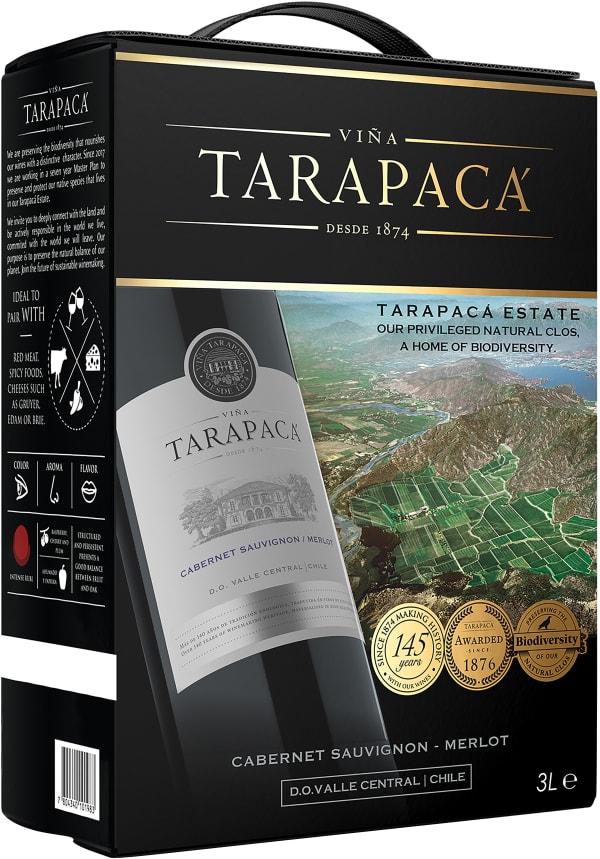 Tarapacá Cabernet Sauvignon Merlot 2019 hanapakkaus | Alko