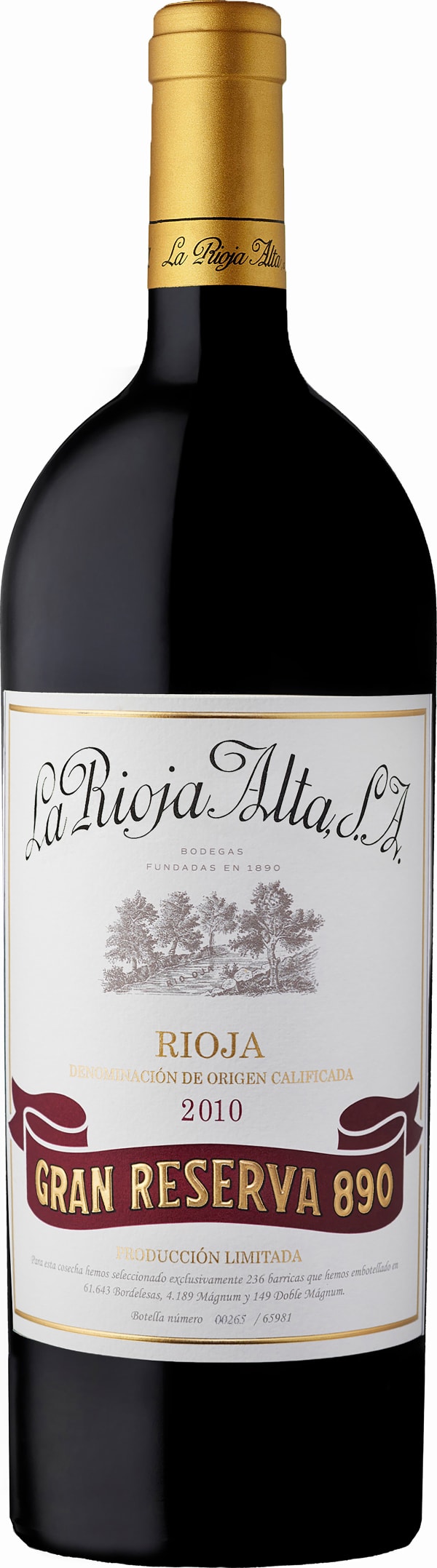 La Rioja Alta Gran Reserva 890, Magnum 2010 | Alko