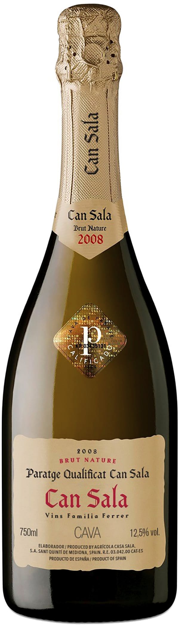 Can Sala Cava Brut Nature 2008 | Alko