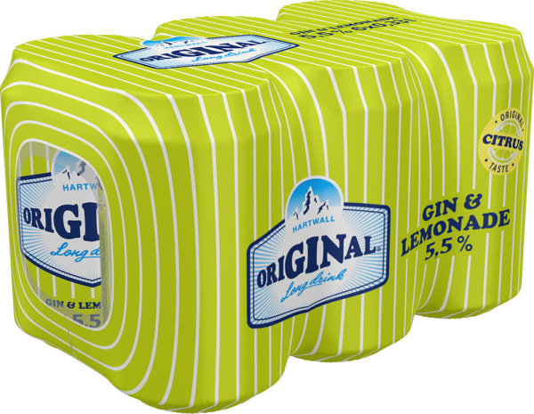 Original Long Drink Gin & Lemonade 6-pack can | Alko