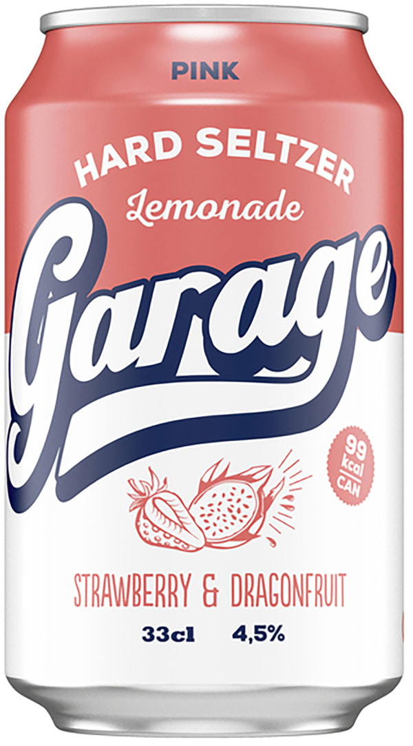 Garage Hard Seltzer Pink Lemonade can - Finland - Mixed drinks | Alko