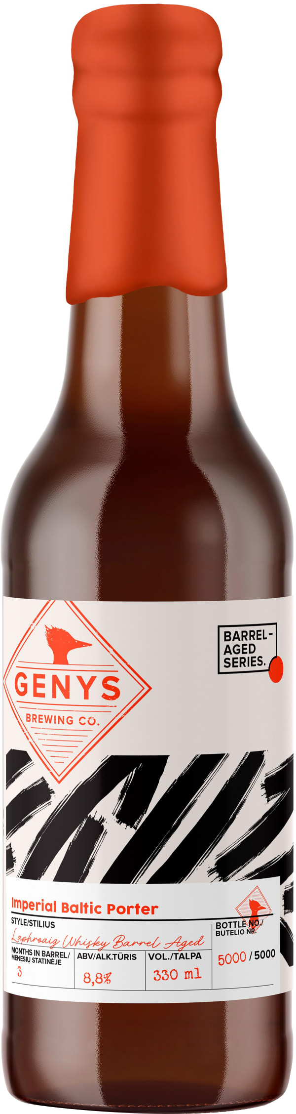 Genys Laphroaig Whiskey Barrel Aged Imperial Baltic Porter | Alko