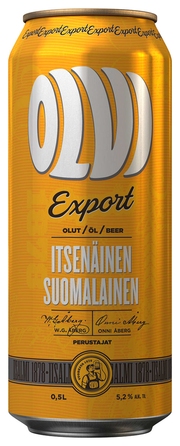 Olvi Export A can - Finland - Beer | Alko