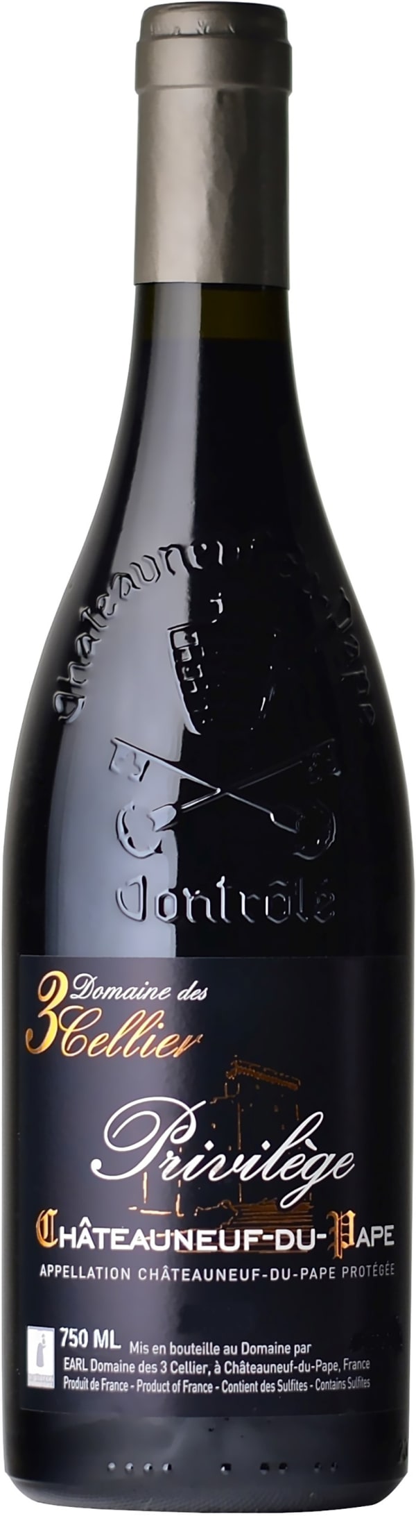 Les 3 Cellier Châteauneuf du Pape Privilège 2020 | Alko