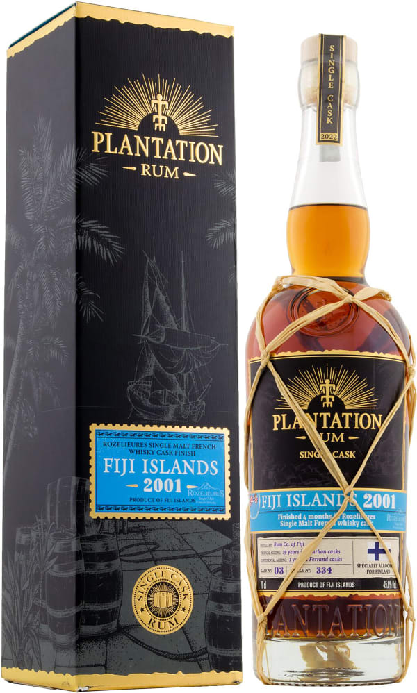 Plantation Fiji Islands Single Cask Rum 2001 | Alko