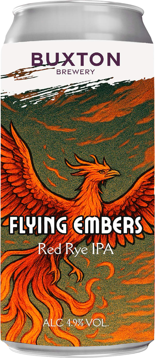 Buxton Flying Embers Red Rye IPA burk | Alko
