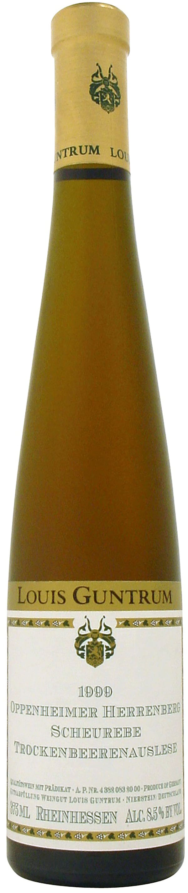 Louis Guntrum Oppenheimer Herrenberg Scheurebe Trockenbeerenauslese ...