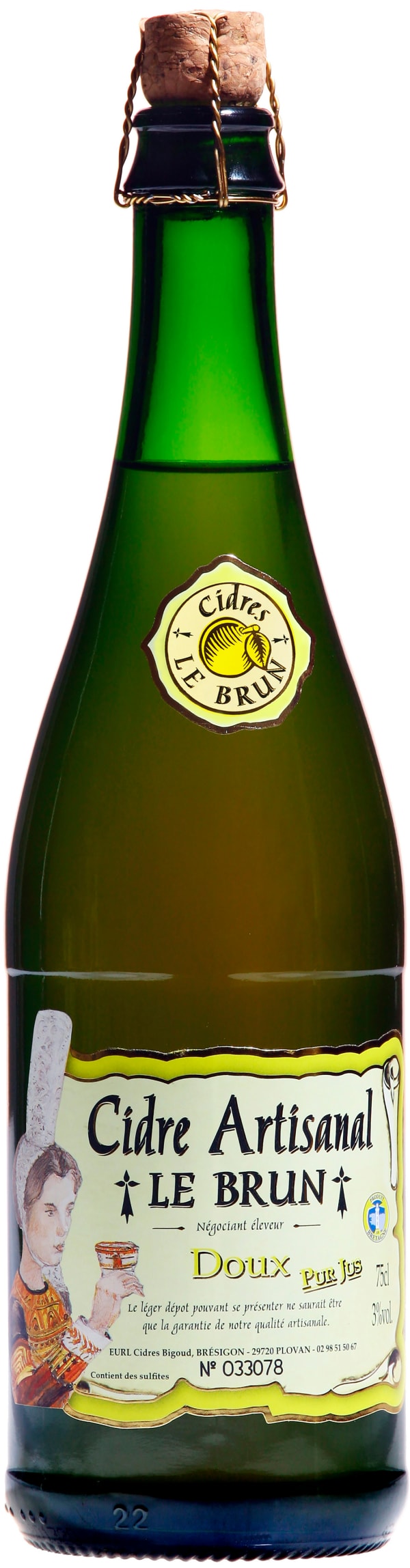 Cidre Artisanal Le Brun Doux | Alko
