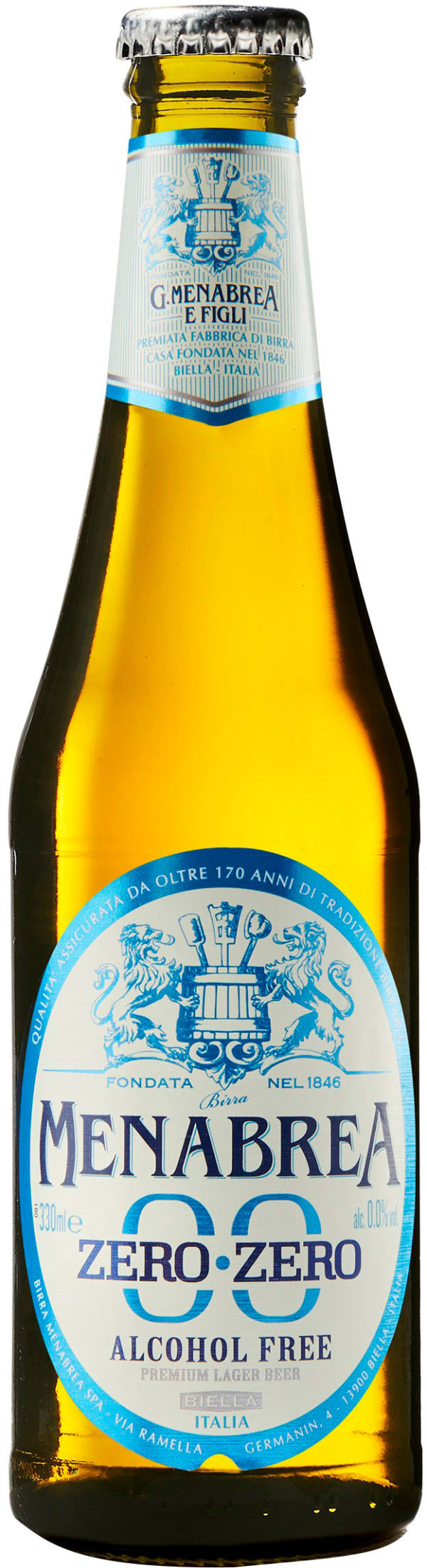 Menabrea Alcohol Free Lager - Italia - Oluet | Alko