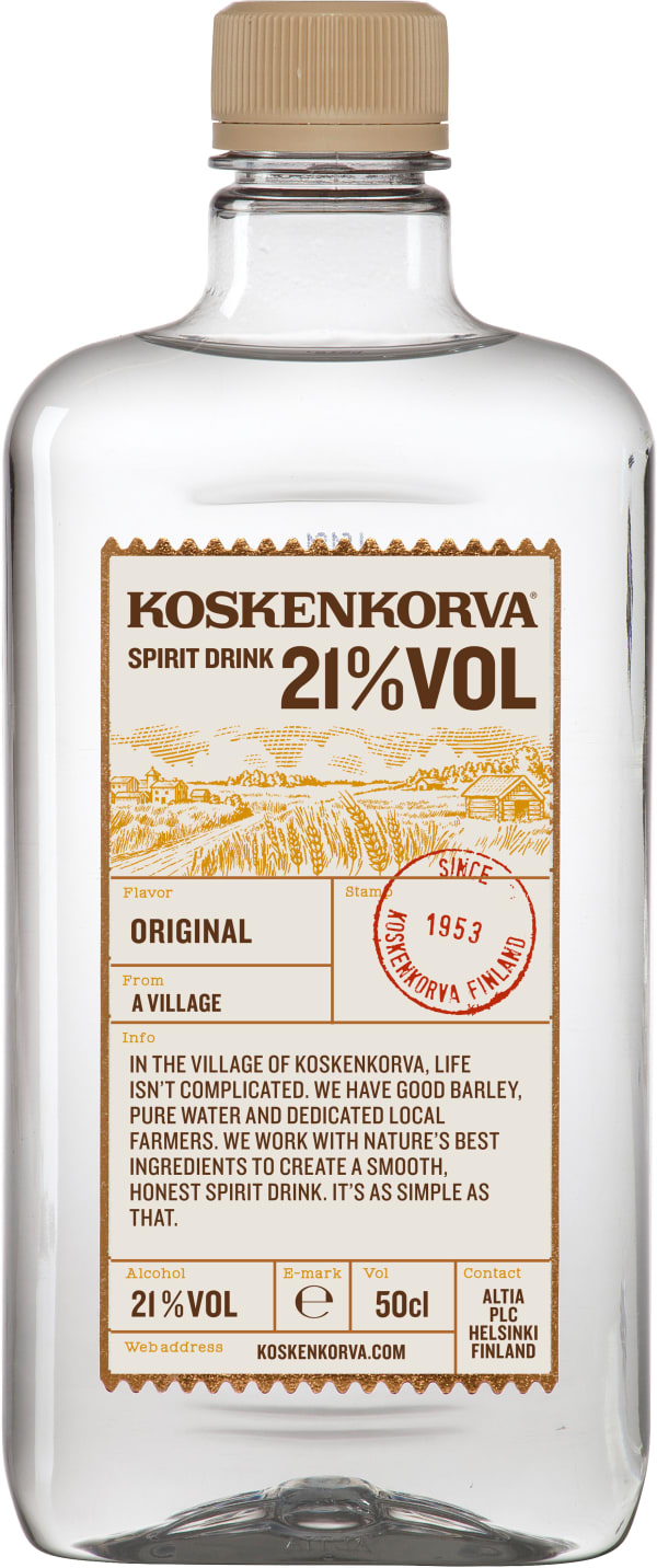 Koskenkorva Spirit Drink 21% plastic bottle | Alko
