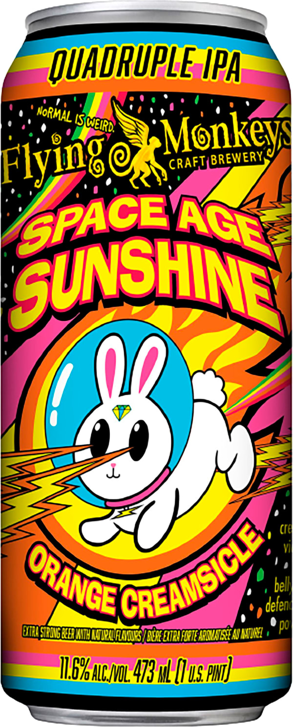 Flying Monkeys Space Age Sunshine Quadruple IPA tölkki | Alko