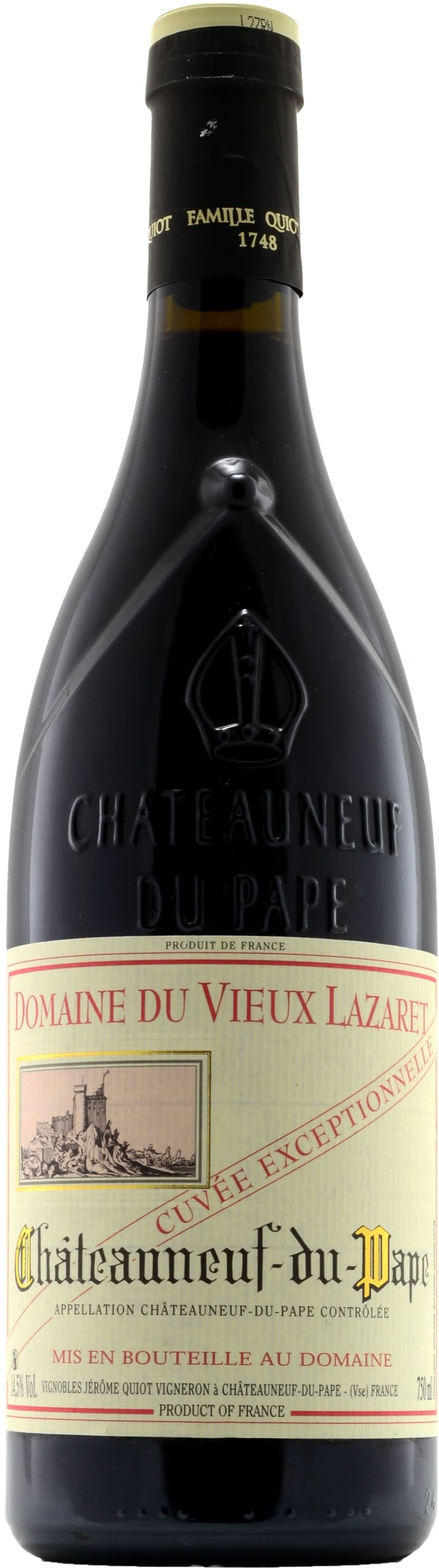 Domaine du Vieux Lazaret Châteauneuf-du-Pape Cuvée Exceptionelle 2017 | Alko